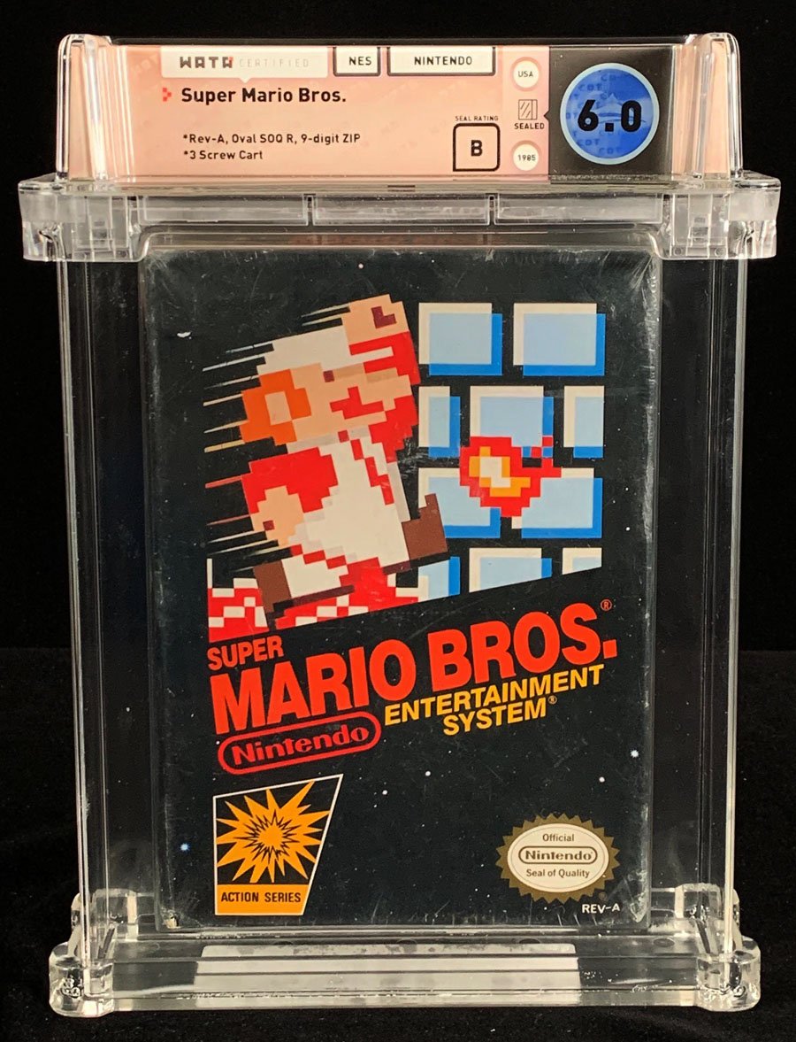 Mario bros nes cartridge store